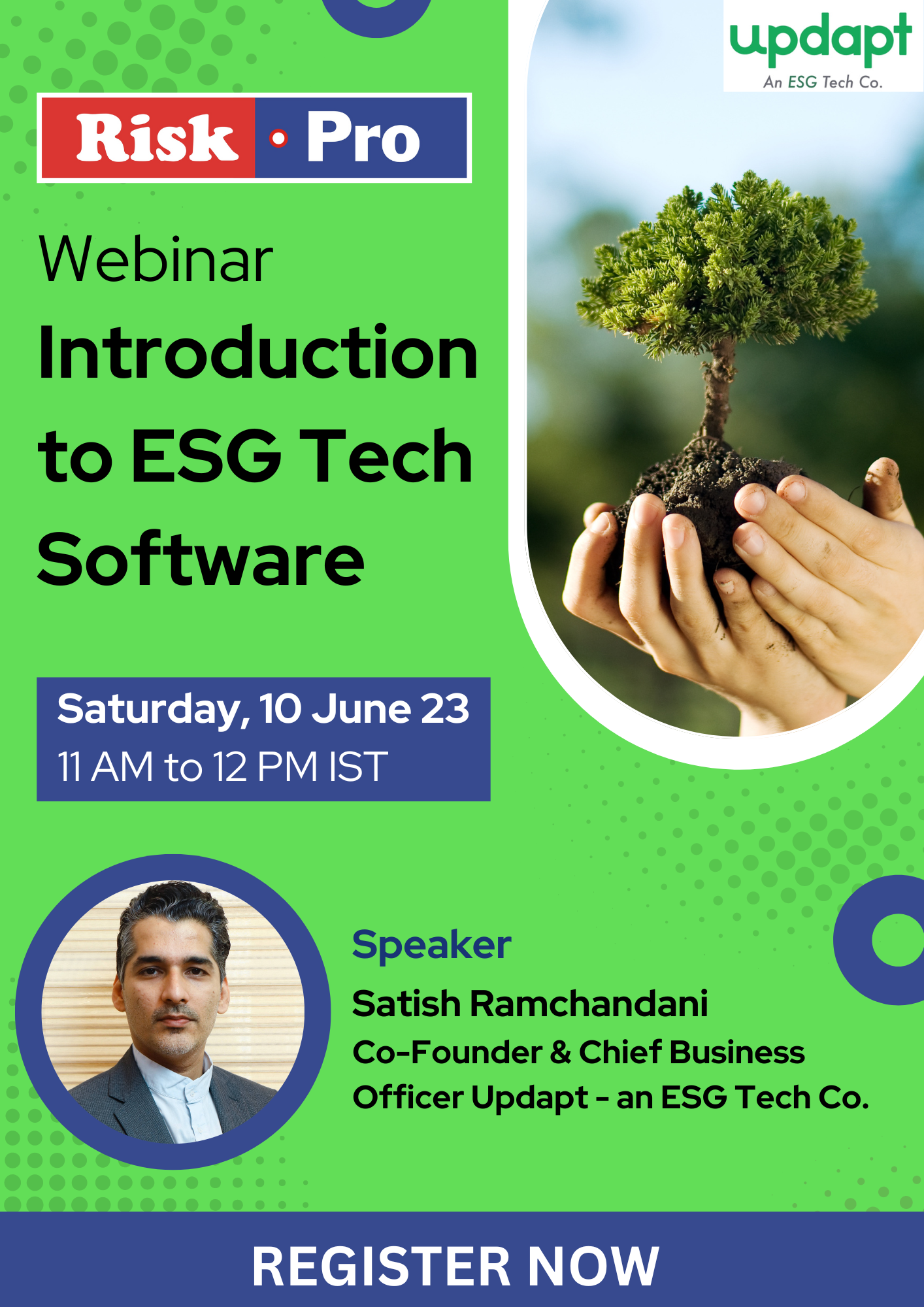 Webinar - Introduction to ESG Tech Software | Riskpro India - Connect with Risk Professionals